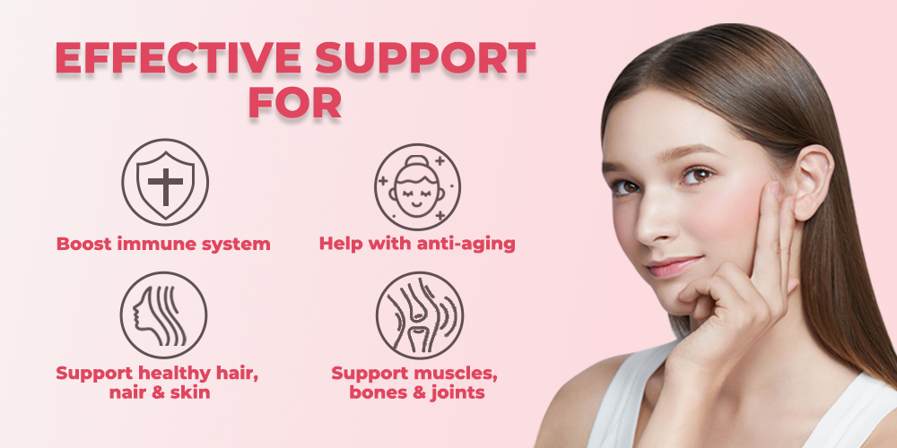 Nature's Key Collagen Gummies 600mg Supplement Skin Elasticity คอลลาเจ ...