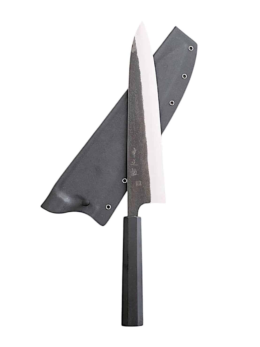 KN042 Konosuke Sumiiro Gyuto 240mm. [With handle+kydex cover] มีด ...