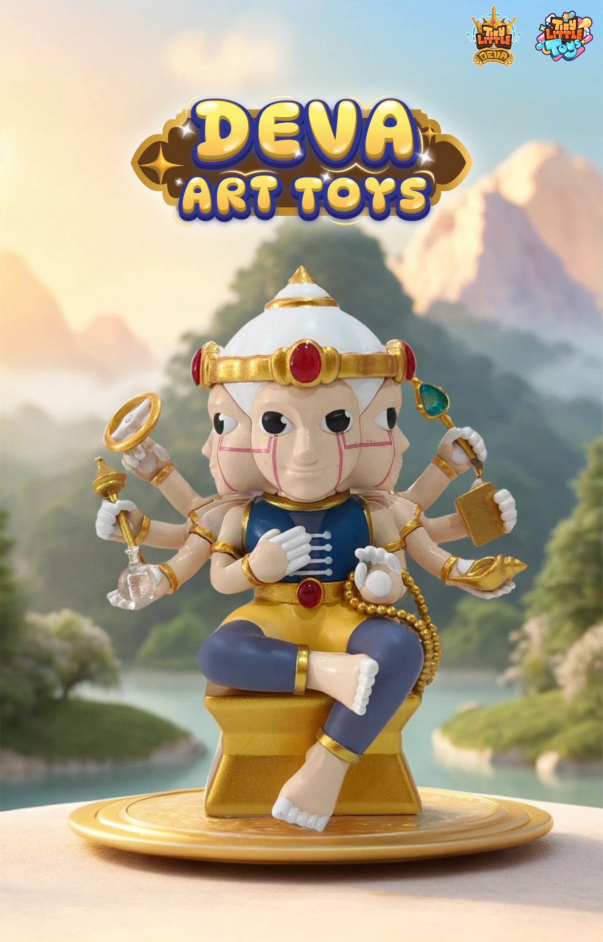 พระพรหม เจริญรุ่งเรือง มั่นคง ส่งเสริมความก้าวหน้า สร้างสรรค์สิ่งใหม่ Tiny Little Deva Art Toys ...