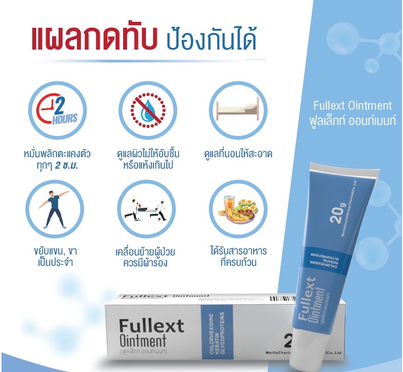 หลอดสีฟ้า LOBENATE INVIGORATE 20G ทาแผลกดทับ เร่งการสร้างเนื้อเยื่อให้ ...