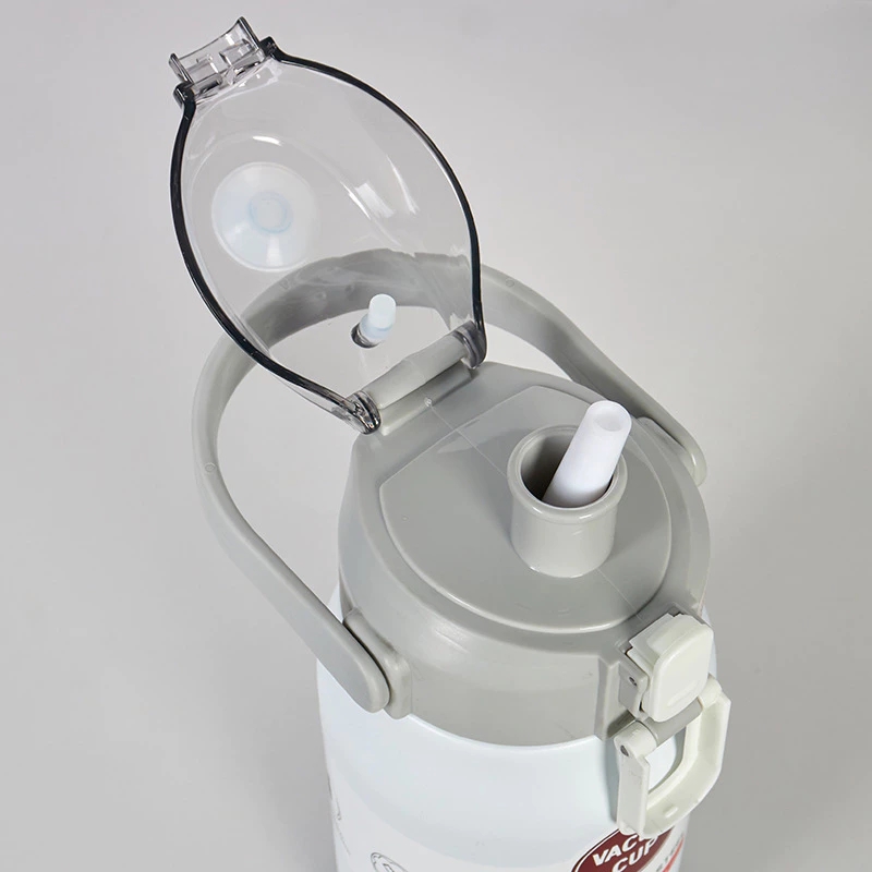 กระติกน้ำสแตนเลสเกรด316 ขวดน้ำ 1.3L/1.7L แก้วน้ำเก็บความเย็น การเก็บรักษาความร้อนอย่างต่อเนื่อง ...