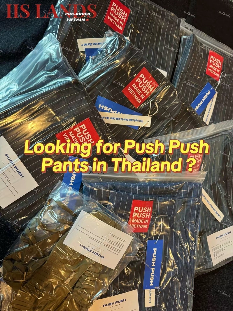 (ใช้โค้ดลด30%)/พรี Brand : Push Push HCMC PP STRIPES PANTS 🔴[PRE ORDER ...