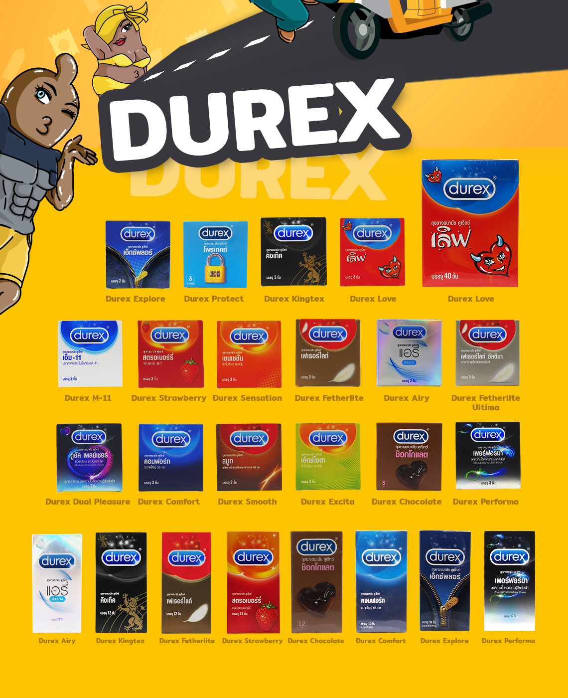Durex Cool Mint ถุงยางอนามัย ผิวเรียบ สูตรเย็น กลิ่นหอม ขนาด 52.5 มม. ...
