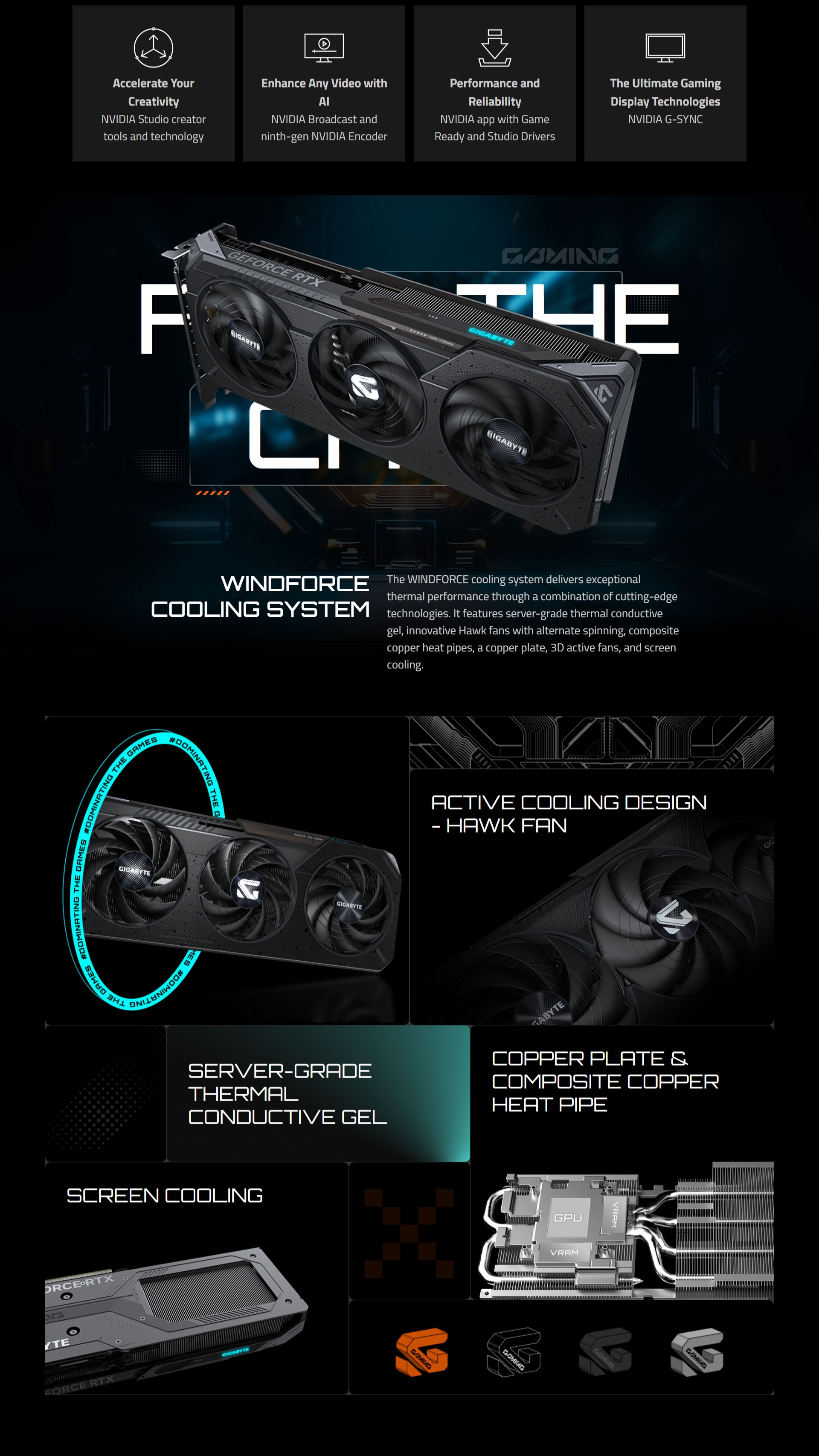 GIGABYTE GeForce RTX 5060 GAMING OC 8G (VGA Card) GV-N5060GAMING OC-8GD ...