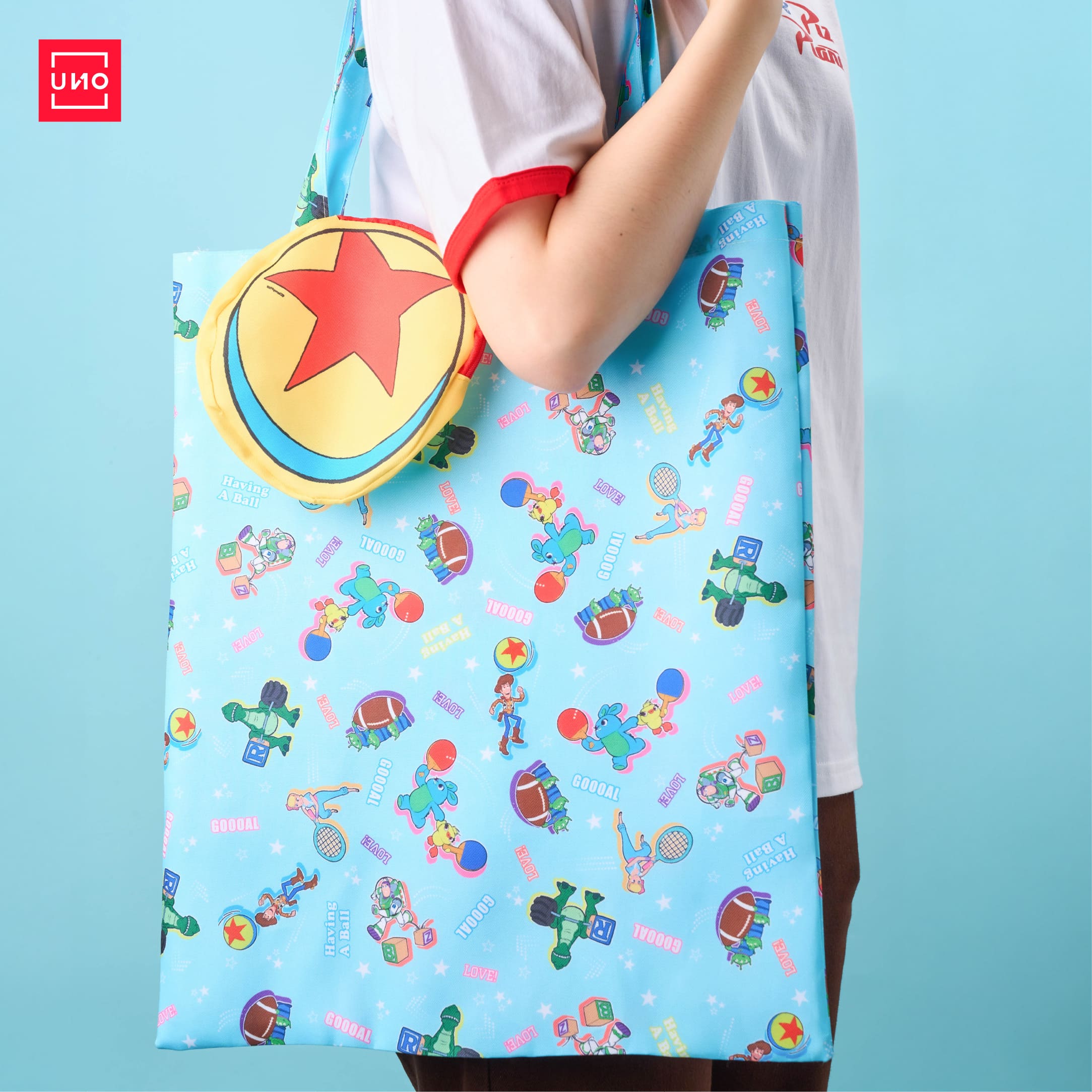 UNO ถุงผ้าพับเก็บได้ Toy Story Sports รุ่น 99 ลิขสิทธิ์แท้ | Shopee ...