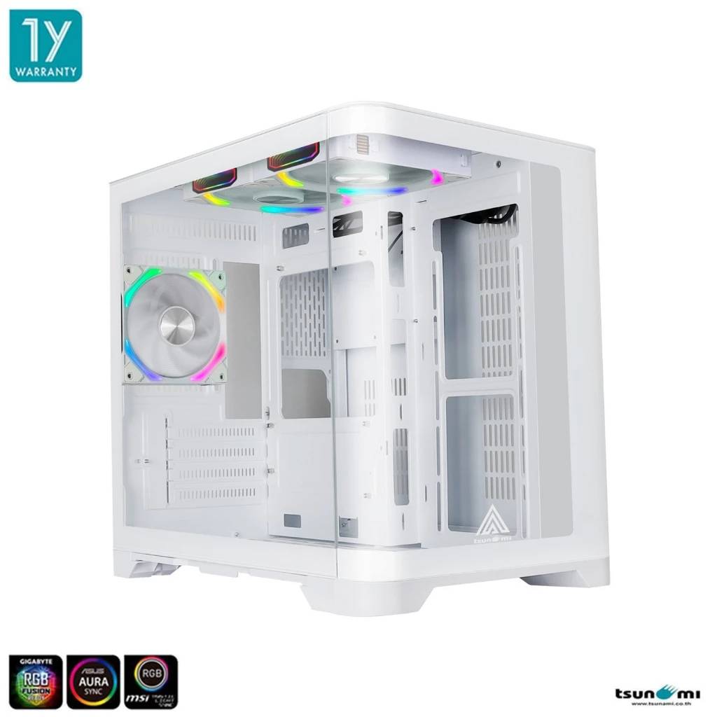 TSUNAMI ADVENTURE Z CURVE (mATX) Case Panorama Gaming Case with 1266 ...