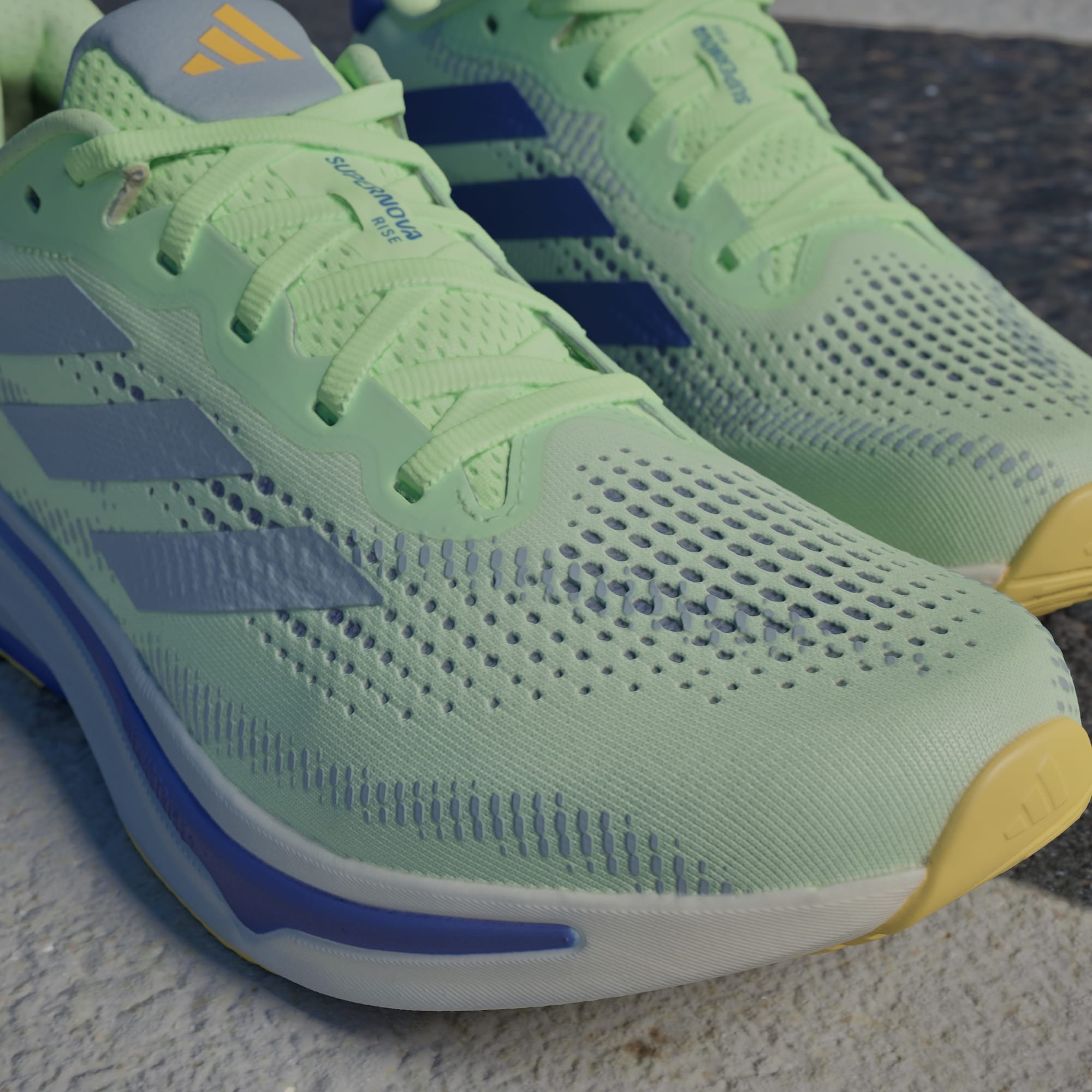 Adidas รองเท้าวิ่งผู้ชาย Supernova Rise | Green Spark/Wonder Blue/Lucid ...