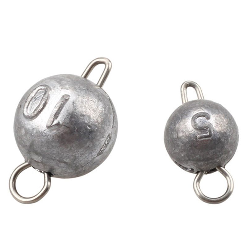 ตะกั่วถ่วงหัวจิ๊ก ซองละ 10 หัว มีหลายขนาด3g-21g ตะกั่วหัวจิ๊ก ตะกั่วห่วง เบ็ดเท็กซัส R167 ...