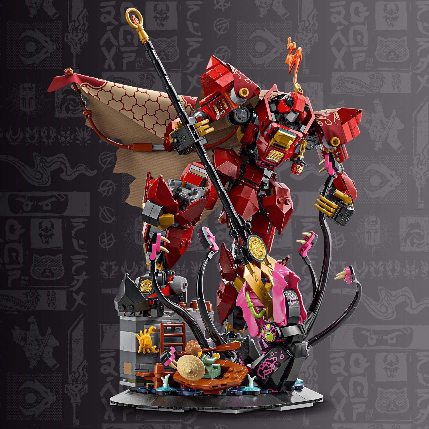 LEGO NINJAGO 71846 The Fire Knight Mech (996pcs.), Building Blocks ...