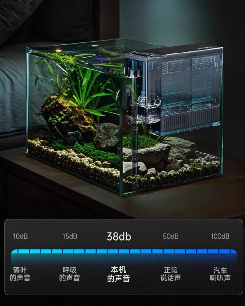 New Model ! Cherlam Aquarium Waterfall Hanging on Filter กรองแขวน ช่อง ...