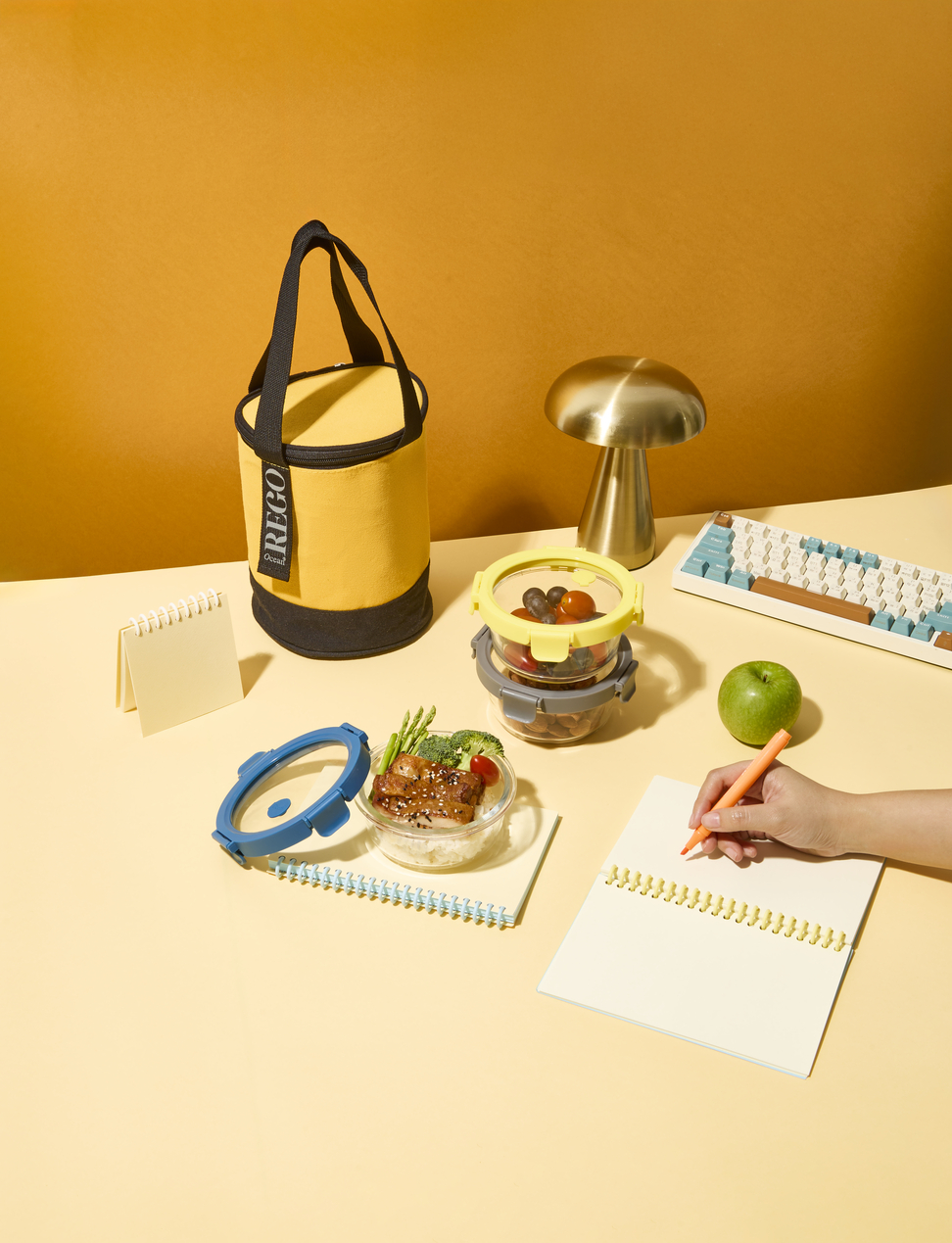 OCEAN เซตกล่องข้าวพร้อมกระเป๋า REGO HAPPY KIT – YELLOW SUNSHINE (Pack ...