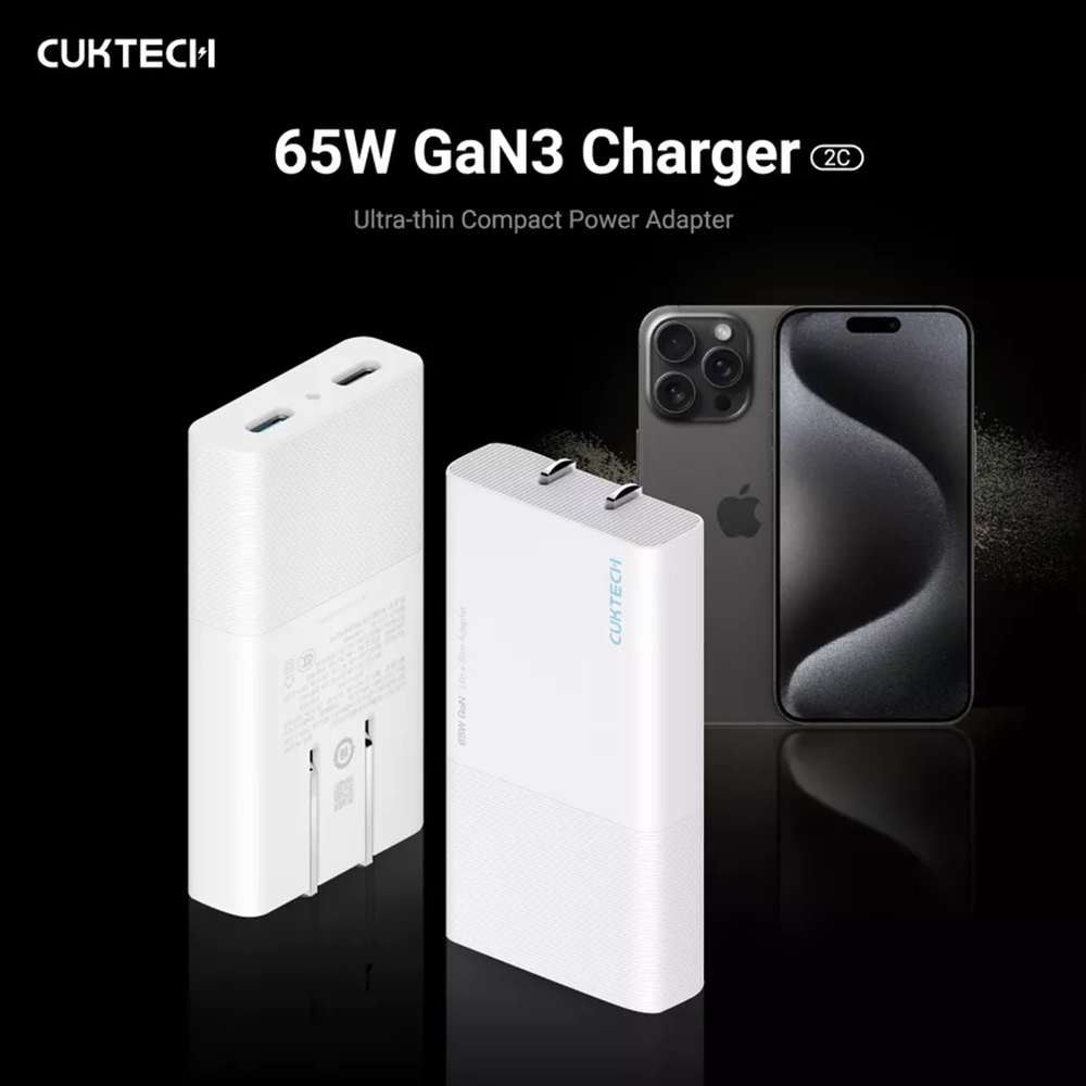 [ราคาพิเศษ] CUKTECH AC65B2 / AD654T / AD652S GaN3 65W / AC45B 45W หัวชาร์จ สำหรับ iPhone iPad ...