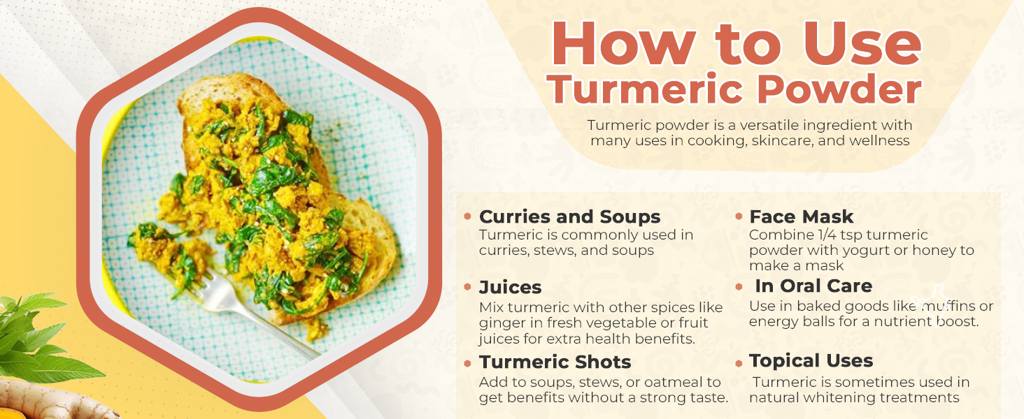 Premium Organic Turmeric Powder – High Curcumin Content for ...