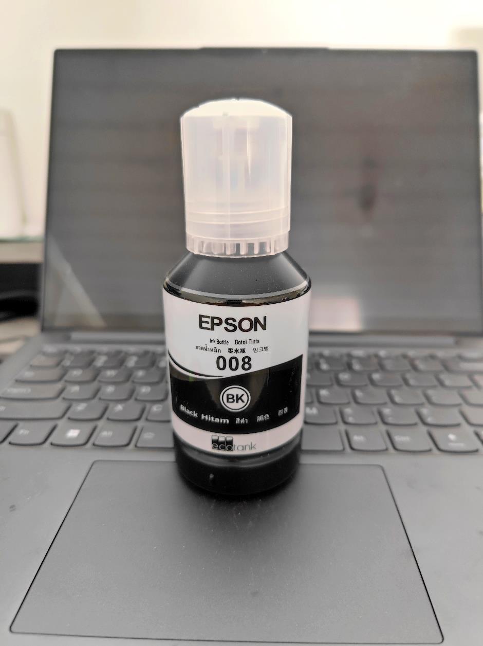 Epson หมึกเบอร์ 008 4 สี Black/Cyan/Magenta/Yellow ink bottle (Pigment ...