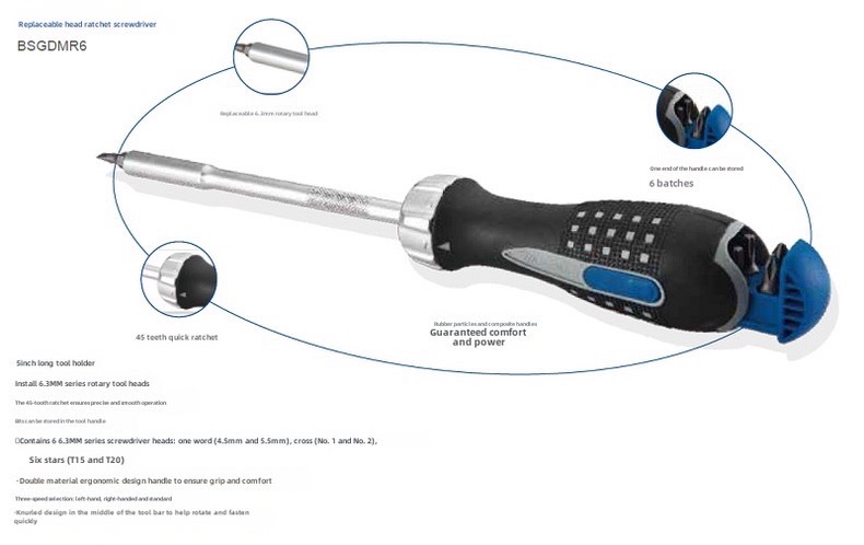 Blue-Point Ratchet Screwdriver 1/4 Set ไขควงด้ามฟรี ไขควงก๊อกแก๊ก 1/4 ...