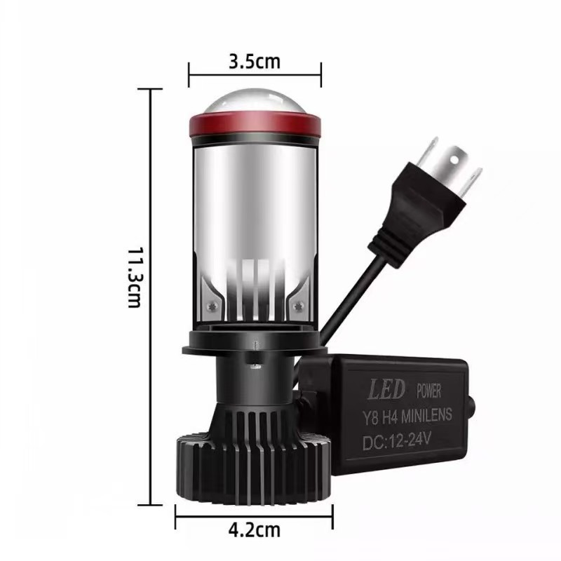 【1คู่】หลอดไฟรถยนต์ หลอดไฟ LED Y8 H4 LED หลอดไฟ ไฟหน้าหลอดไฟ | Shopee ...
