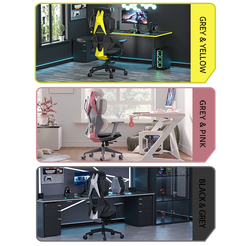 GAMEFORGE ergonomic gaming chair Ergo Master เก้าอี้แบ่งส่วนด้านหลัง ...