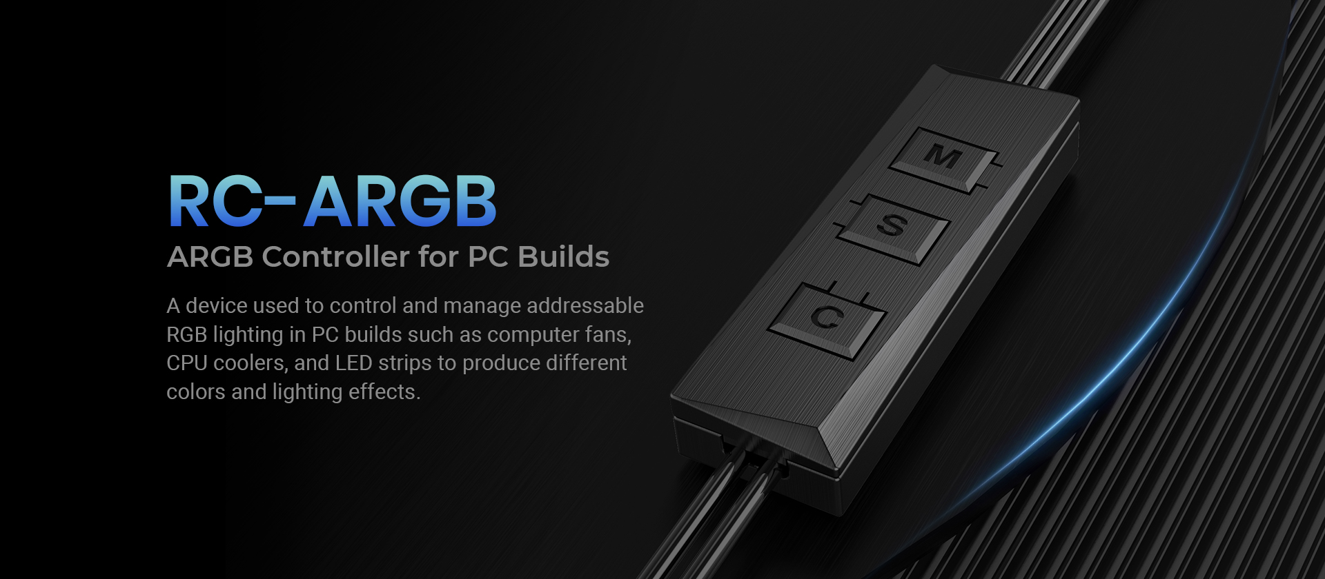 ID-Cooling RC-ARGB LED Controller ขนาดเล็ก คุมไฟ ARGB คอมพิวเตอร์ PC ...