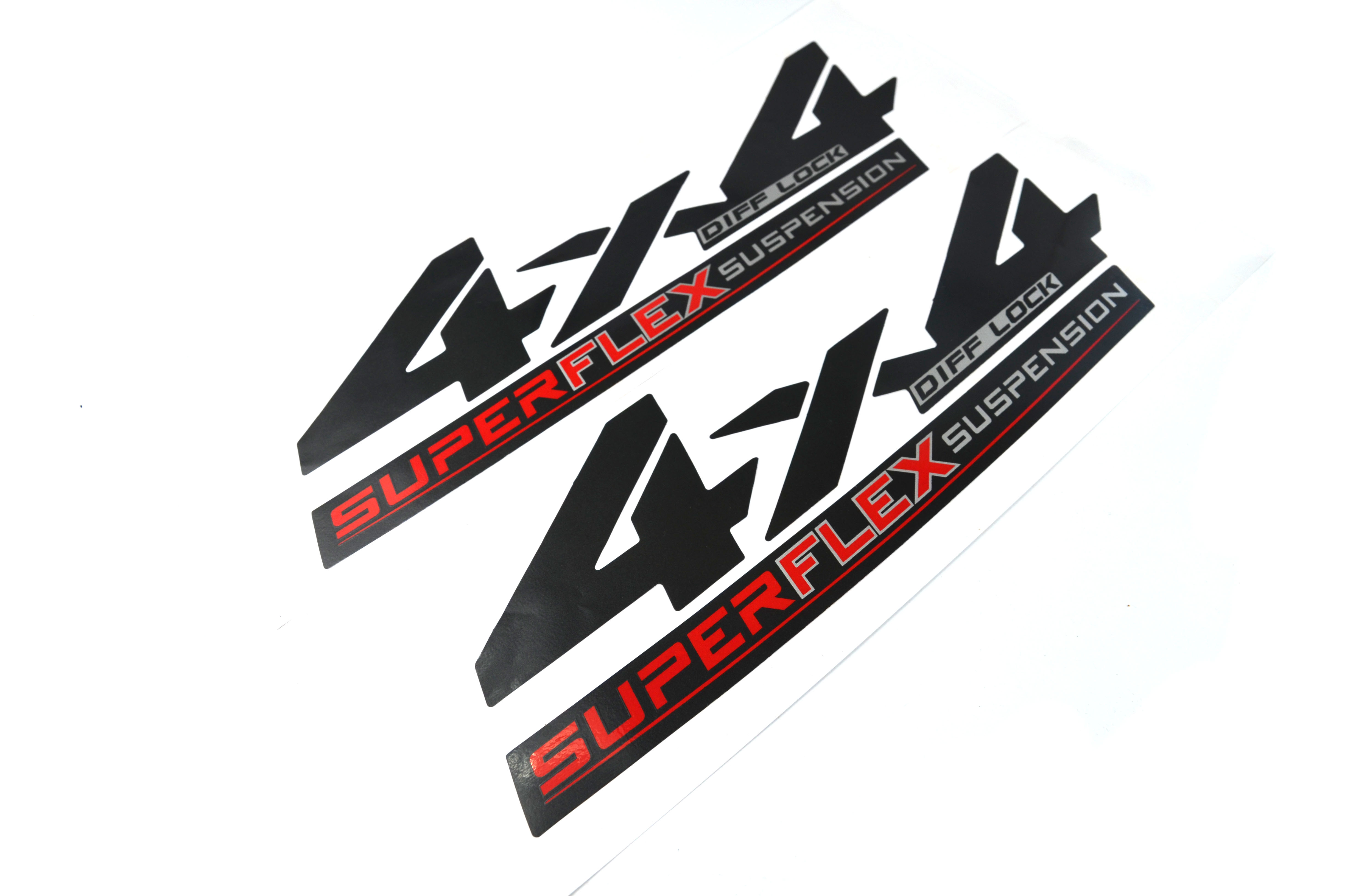 sticker 4x4 diff lock super flex suspension + sticker PRERUNNER SUPER ...