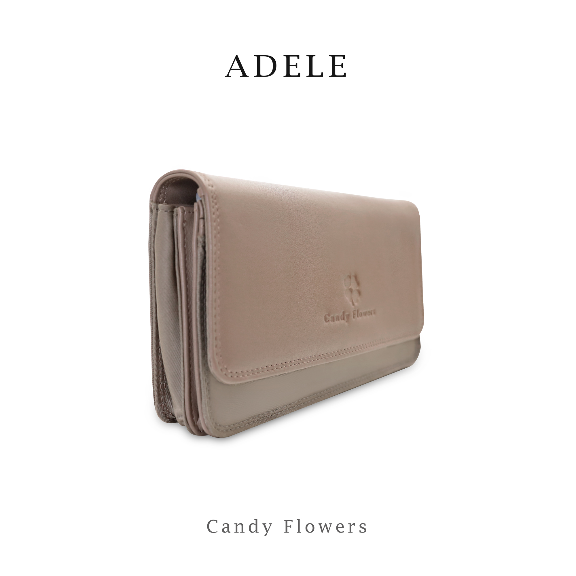 Candy Flowers กระเป๋าสตางค์ รุ่น Adele เนื้อผ้า Nylon Gabardine ขนาด 6. ...