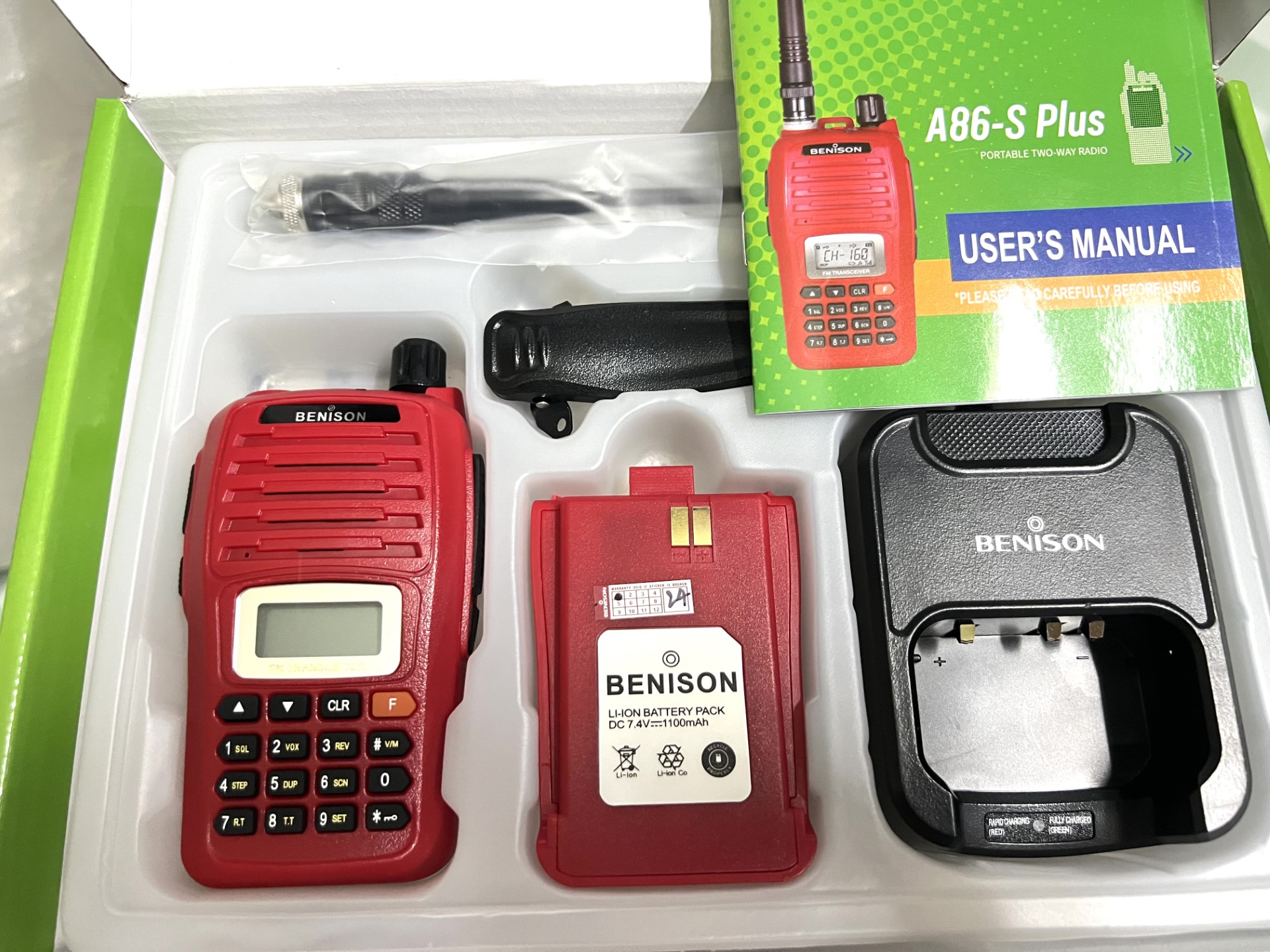 วิทยุสื่อสาร BENISON A86S (Plus) กำลังส่ง 5 วัตต์ (160ช่องใช้งาน) | Shopee Thailand