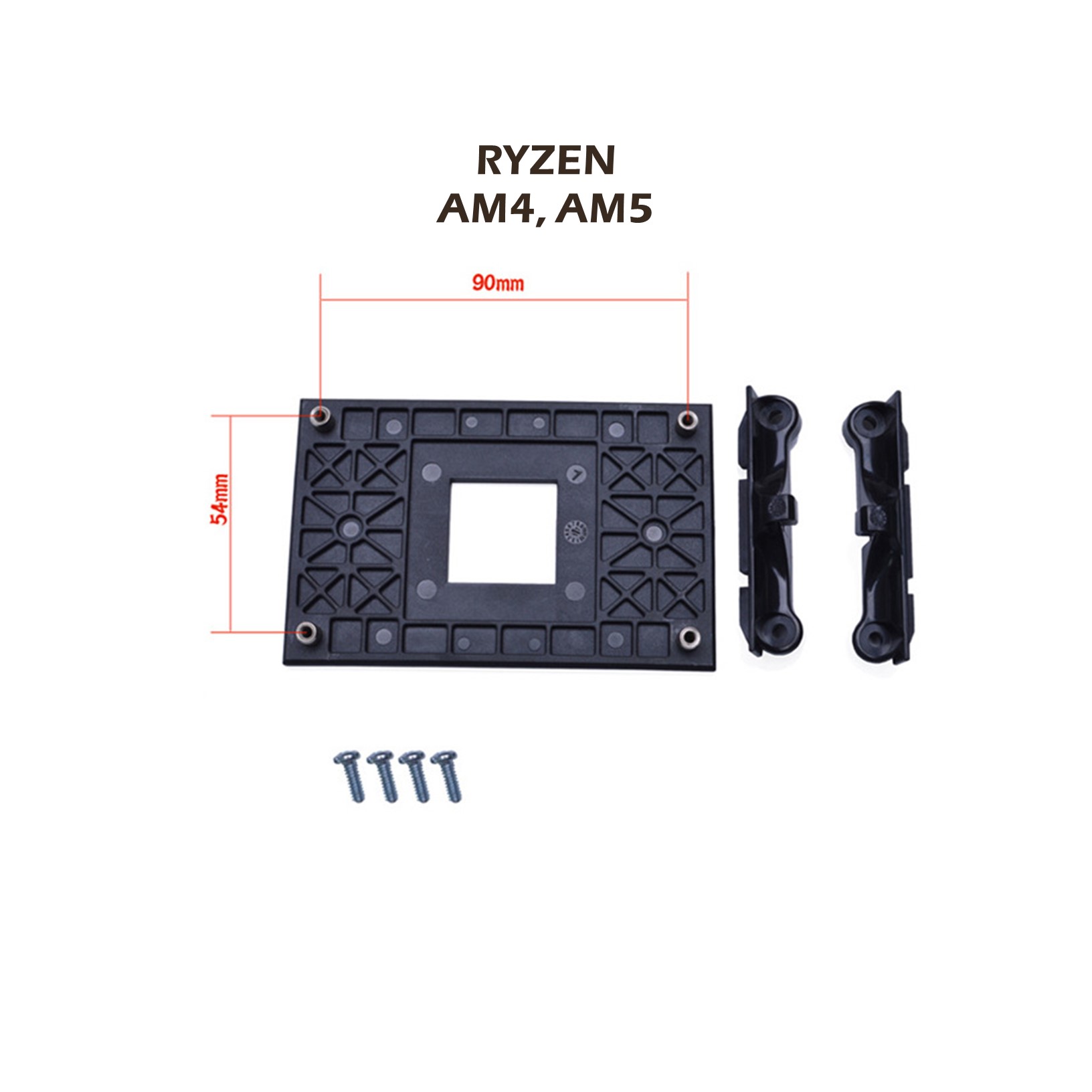 ชุดขายึด ฮีทซิงค์ CPU AMD Ryzen AM4 AM5 AM3, AM3+, AM2, FM1, FM2, 940 ...