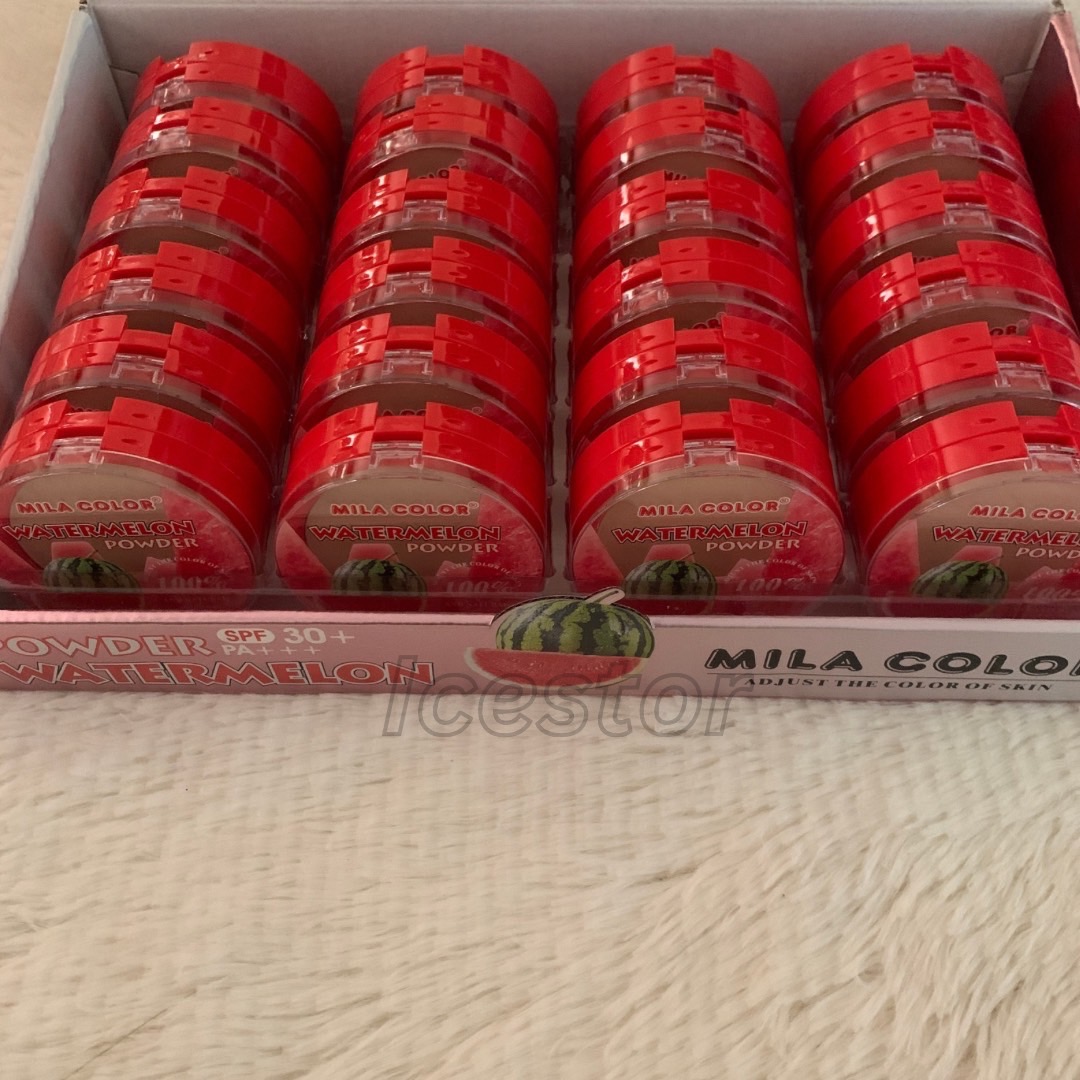 MC5092 MILA COLOR POWDER WATER MELON SPF 30PA+++แป้งพัฟ2 ชั้น เนื้อ ...