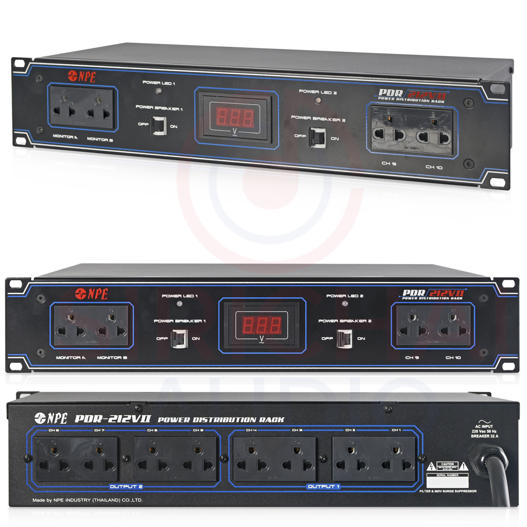 ปลั๊กแร็ค NPE รุ่น PDR212v II (NPE PDR-212V II) | Shopee Thailand