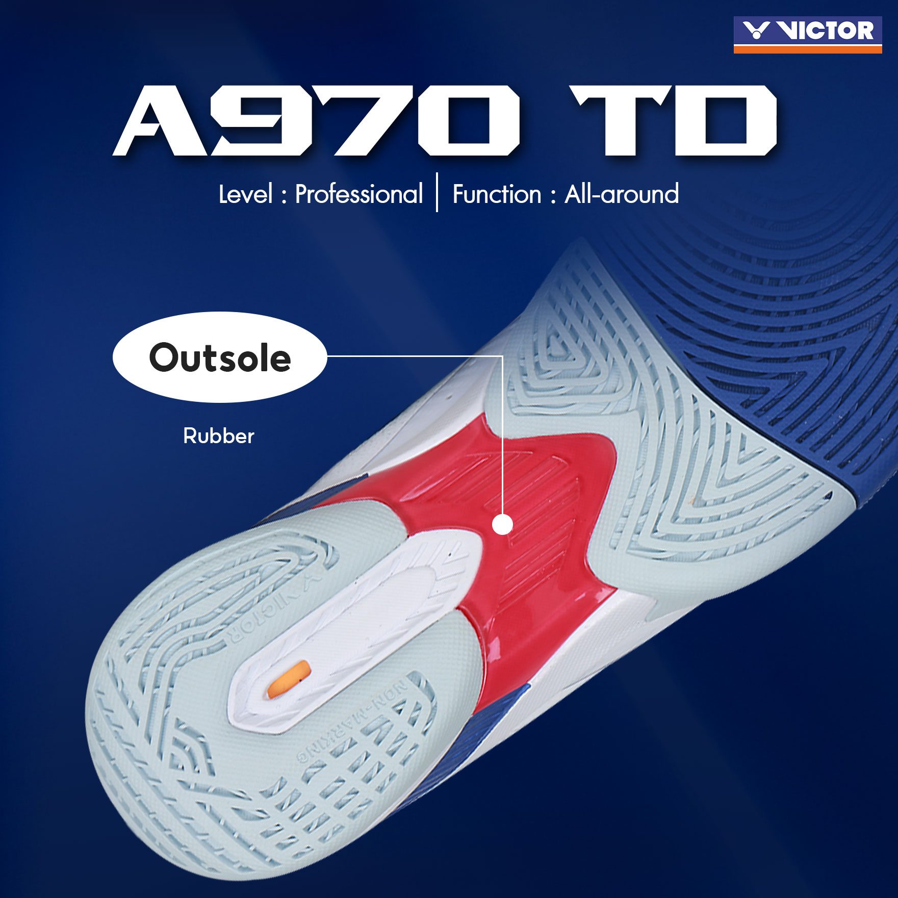 VICTOR รองเท้ากีฬาแบดมินตัน รุ่น A970 TD | Shopee Thailand