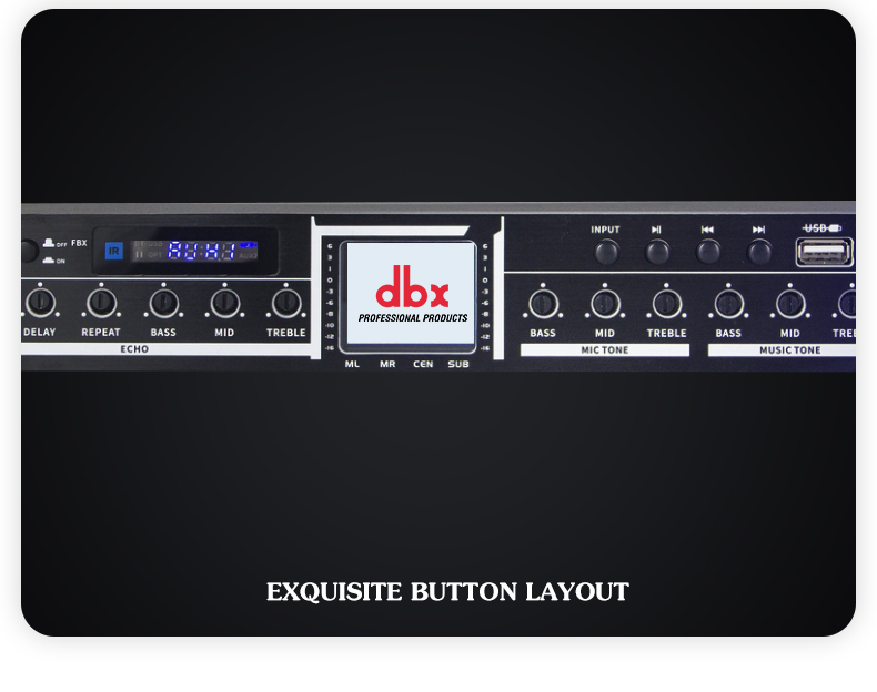 DBX DSP99 อีควอไลเซอร์, การเชื่อมต่อไร้สายบลูทูธ 5.0, อีควอไลเซอร์ ...