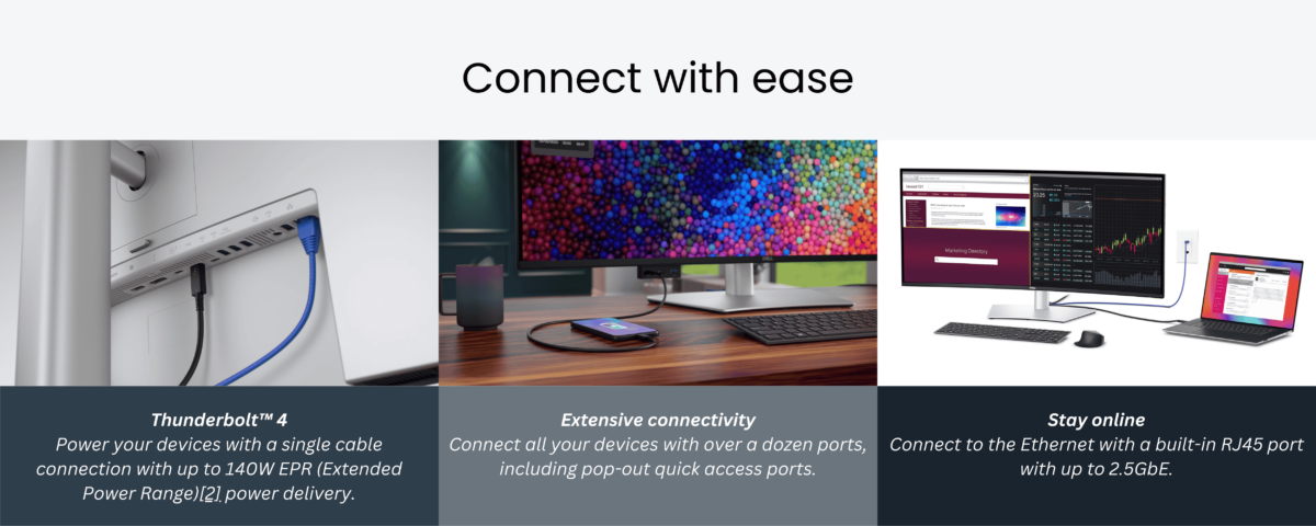 Dell U4025QW UltraSharp 40 Curved Thunderbolt™ Hub Monitor เดลล์ จอ ...