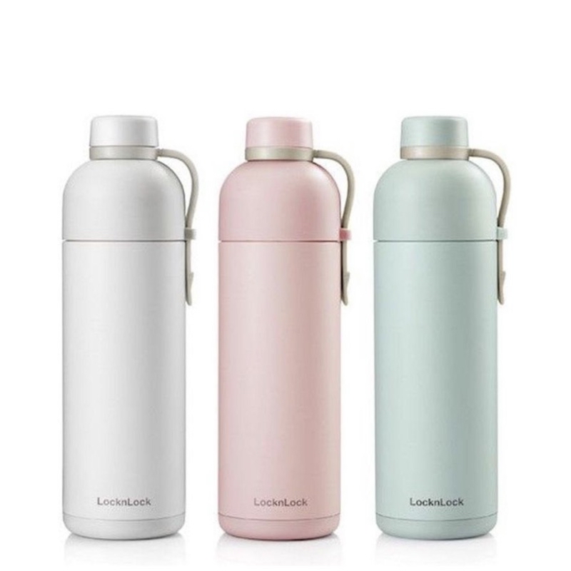 LocknLock กระบอกน้ำเก็บอุณหภูมิ Belt Bottle ความจุ 490 ml. รุ่น LHC4267 ...