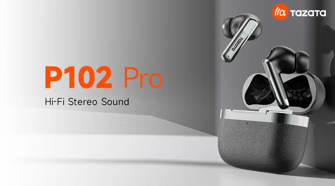 Tazata P102 Pro True Wireless Black หูฟังไร้สาย | Shopee Thailand
