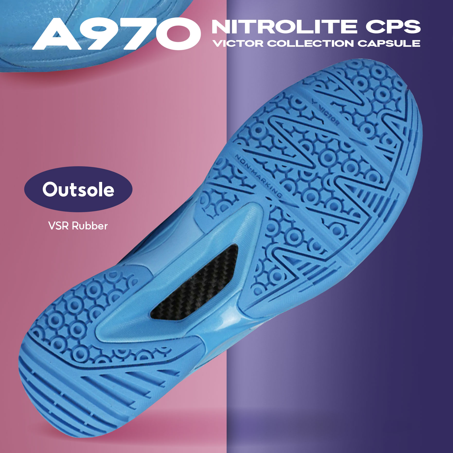 VICTOR COLLECTION CAPSULE รองเท้ากีฬาแบดมินตัน รุ่น A970 NITROLITE CPS ...