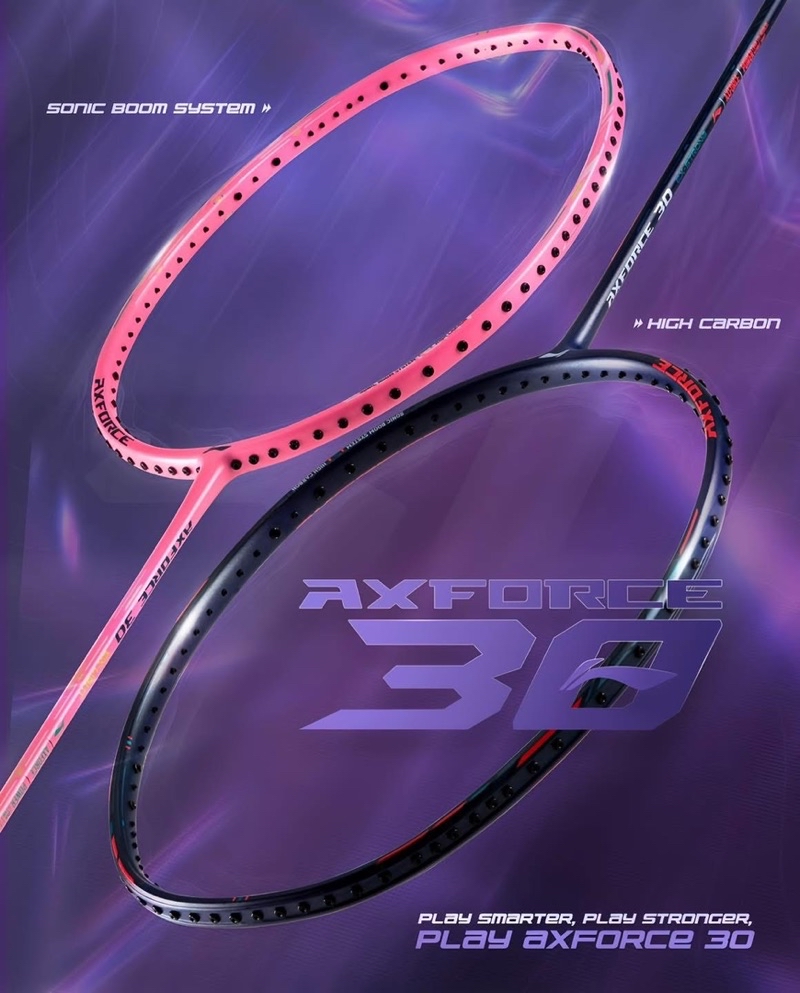 Li-Ning ไม้แบดมินตันรุ่น Axforce 30 EX-Strong & EX-Light แถมเอ็น พัน ...