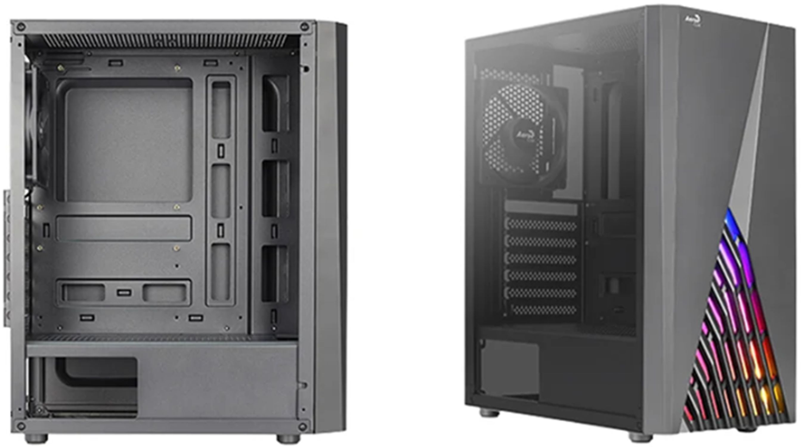 เคสคอมพิวเตอร์ AeroCool Computer Case ATX CASE DELTA - Black | Shopee ...