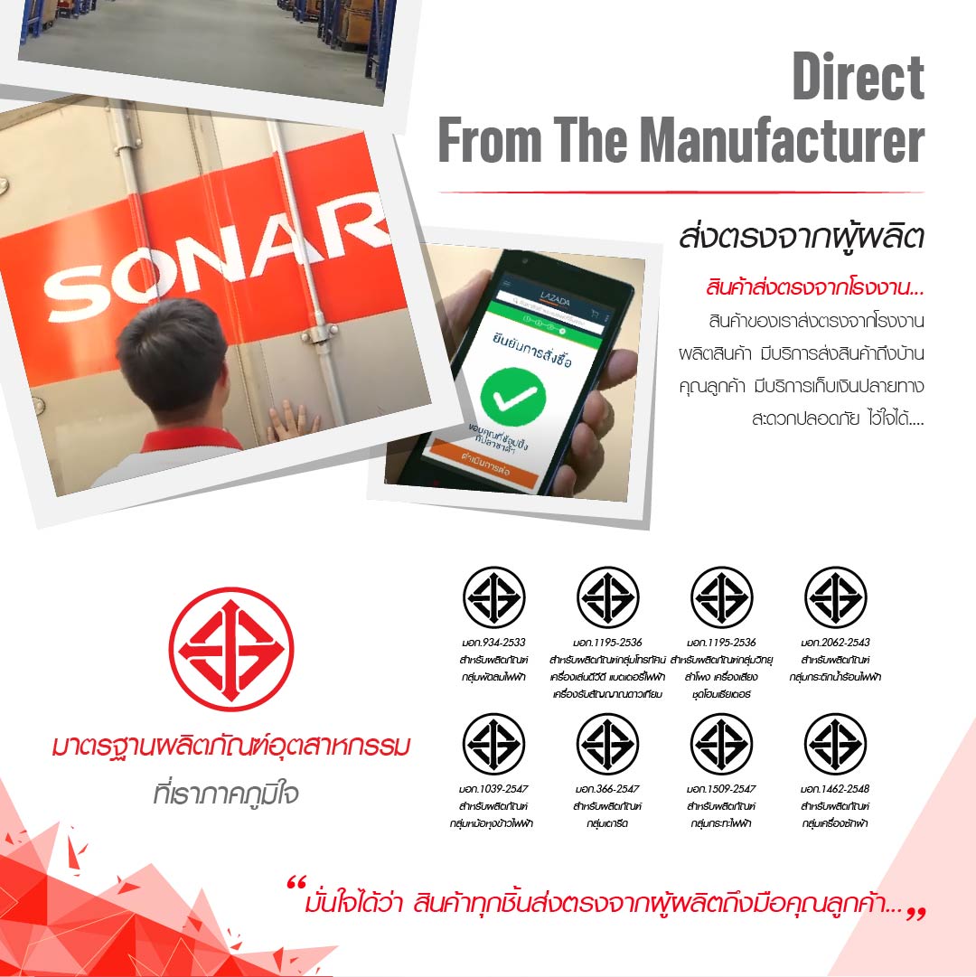 SONAR Megaphone 10 นิ้ว 50W รุ่น MG-66RUB โทรโข่งกระจายเสียง รองรับอัด ...