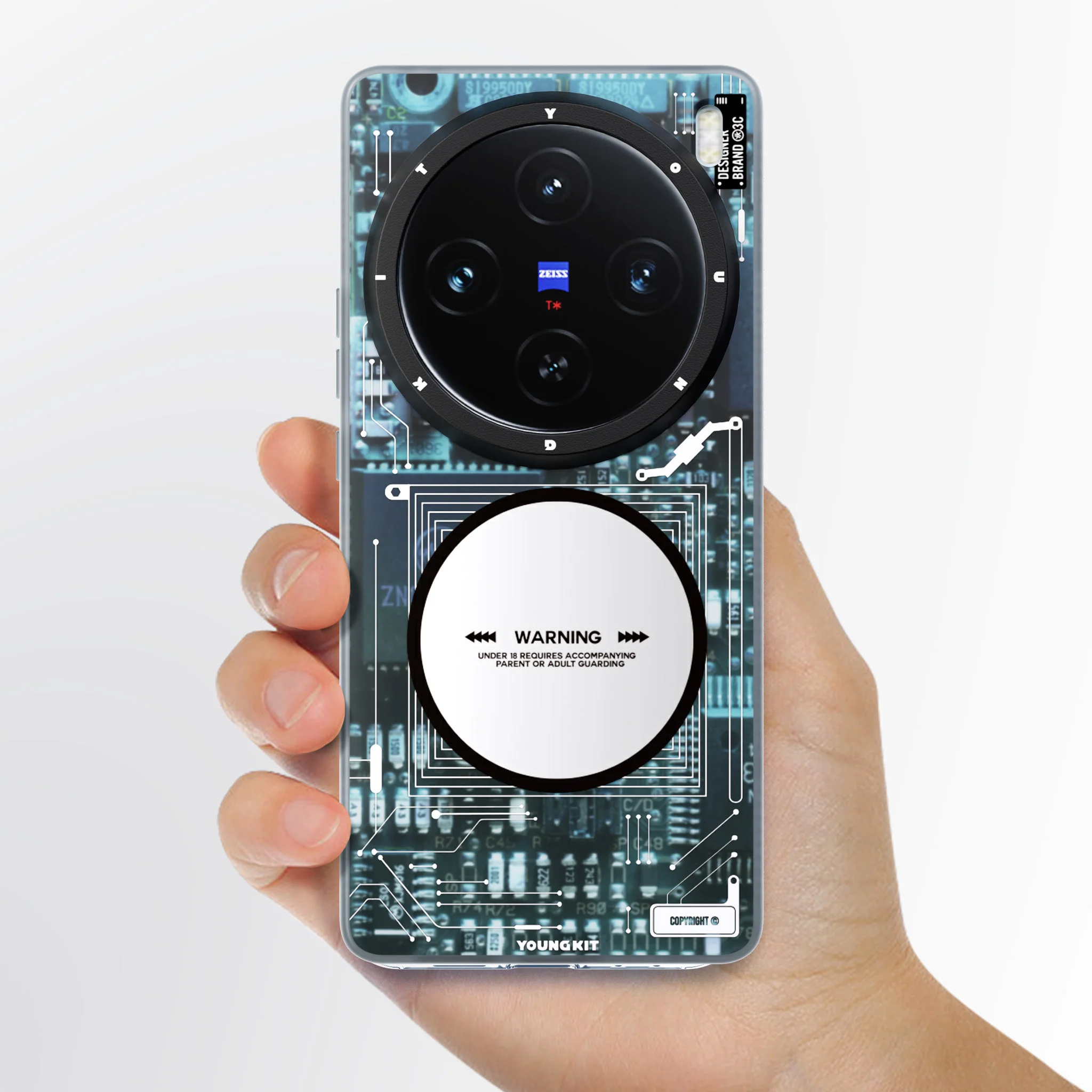 Youngkit เคสแม่เหล็ก Vivo X200 Pro / X200 Ultra เคสลายแผงวงจร เคสชาร์จ ...