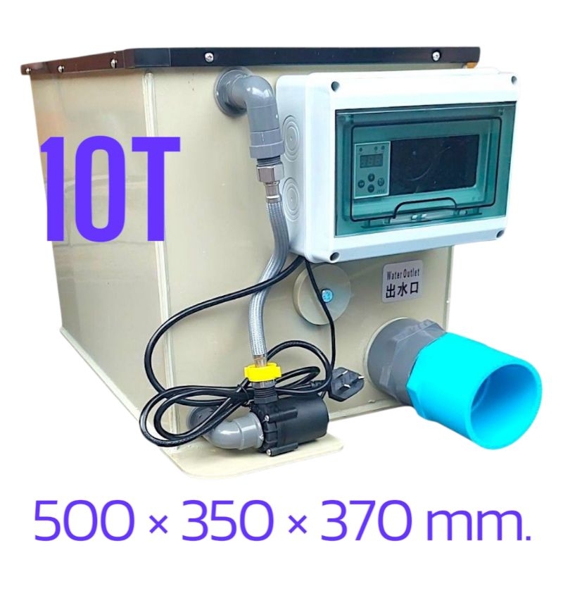 (ใช้โค้ดลดเพิ่มได้) Drum filter ดรัมฟิวเตอร์ 10T PP เครื่องกรองน้ำ บ่อ ...