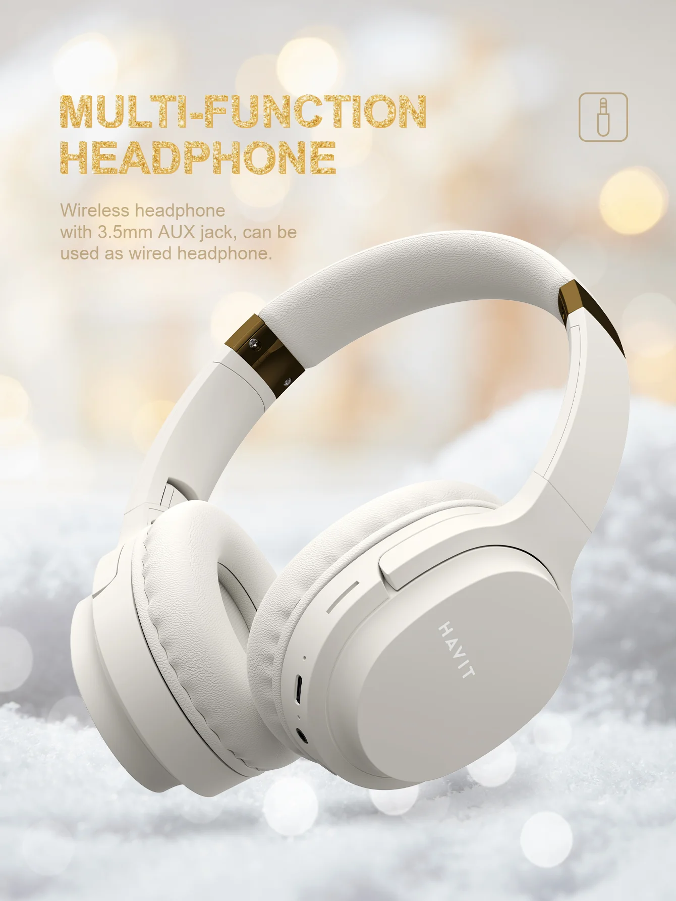 Havit Headphone Bluetooth Model I62 หูฟัง fullsize | Shopee Thailand