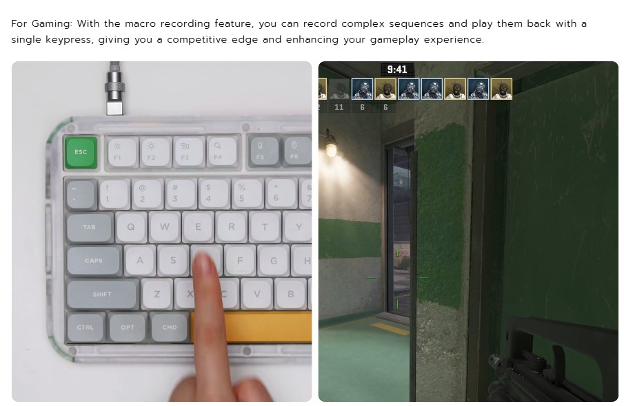 Nuphy Kick 75 Keyboard Hybrid Profile Wireless Mechanical Keyboard ...