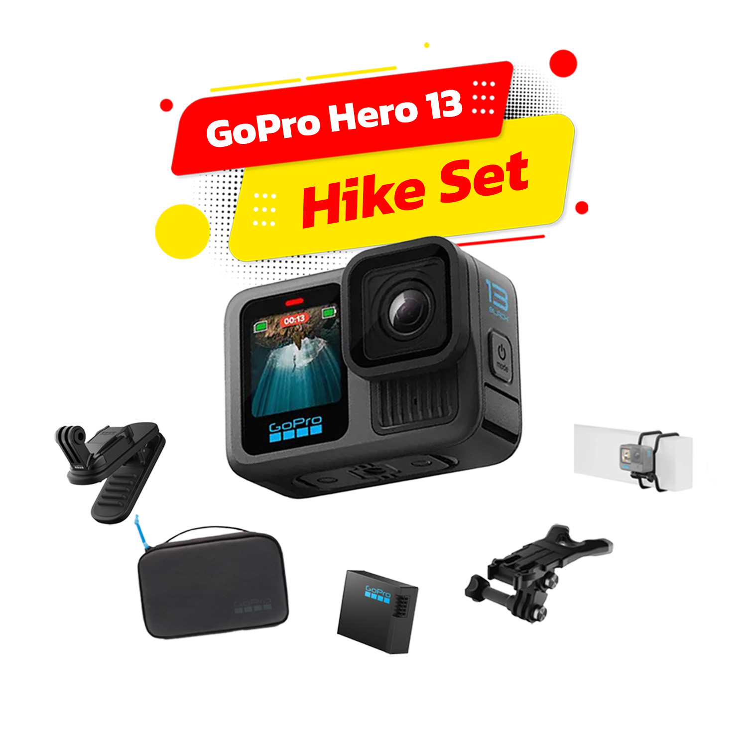 GoPro Hero 13 Hike Kit Action Camera กล้องโกโปร By thenetwork | Shopee ...