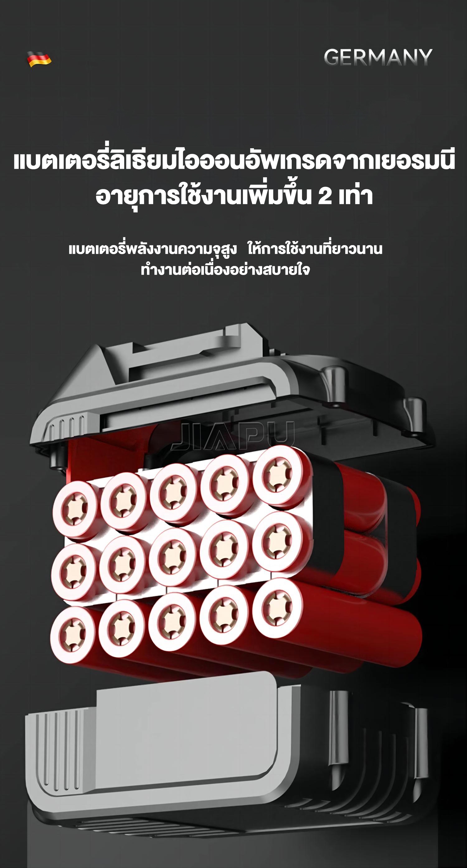 JIAPU 6 นิ้ว เลื่อยโซ่ไร้สาย เลื่อยตัดกิ่งไฟฟ้า เลื่อยไฟฟ้าไร้สาย เลื่อยไฟฟ้าแบต เลื่อยตัดไม้ ...