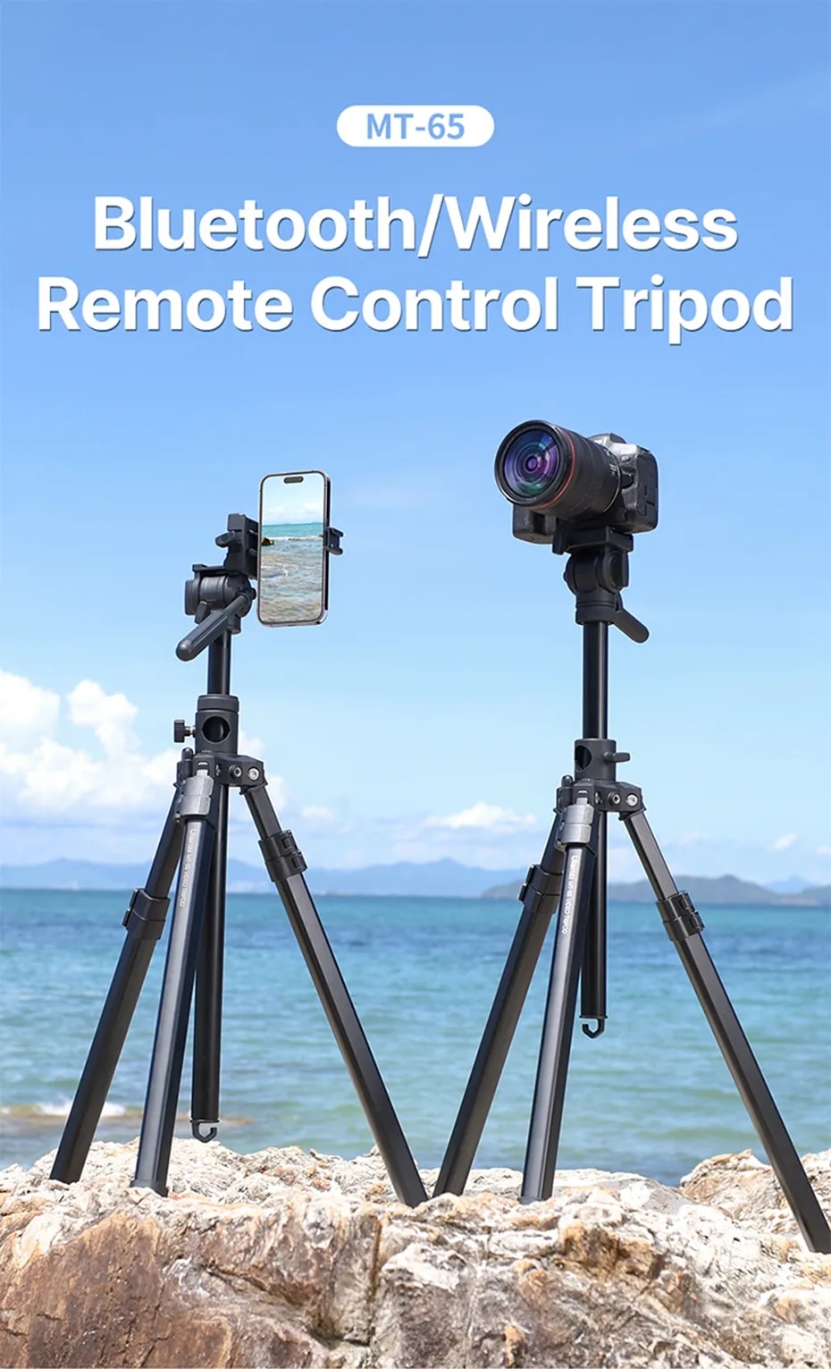 Ulanzi MT65 Photography Tripod ขาตั้งกล้อง 3in1 ถ่ายมุมท็อป วีดีโอ ...