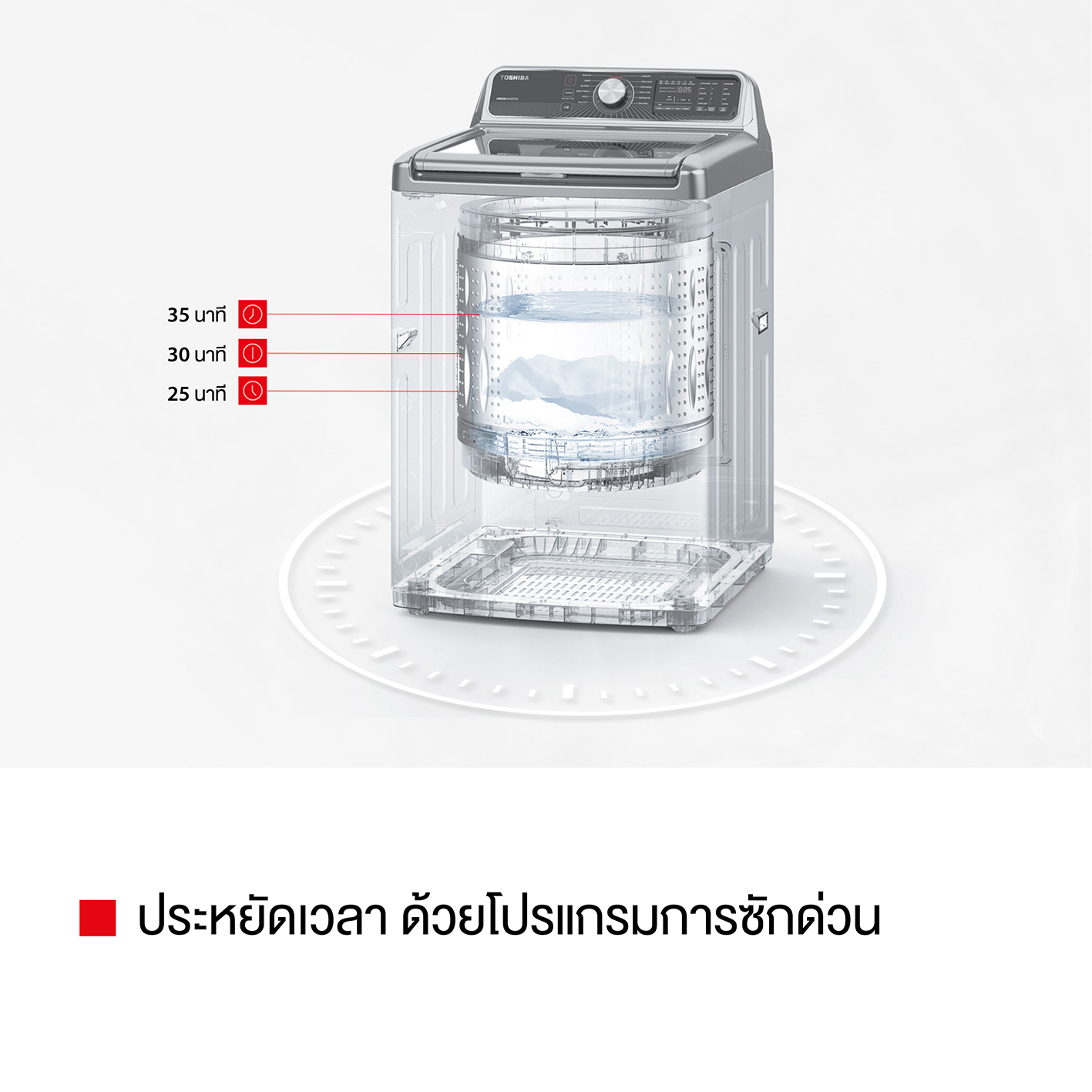 โตชิบา เครื่องซักผ้าฝาบน ขนาด 19 กก. รุ่น AW-DM2000NT(SK) TOSHIBA TOP LOAD WASHING MACHINE 19 KG ...