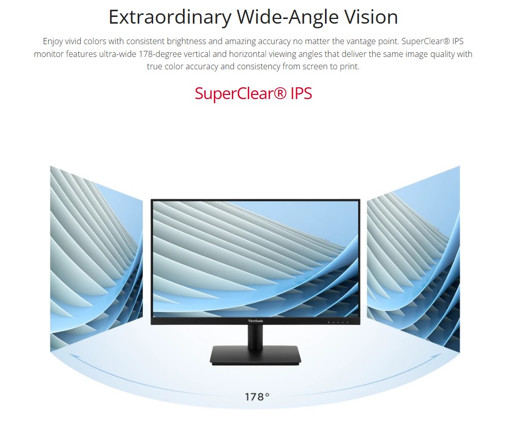 Viewsonic Monitor VA240A-H 24” / Full HD / 120 Hz / IPS / 1 ms (จอ ...