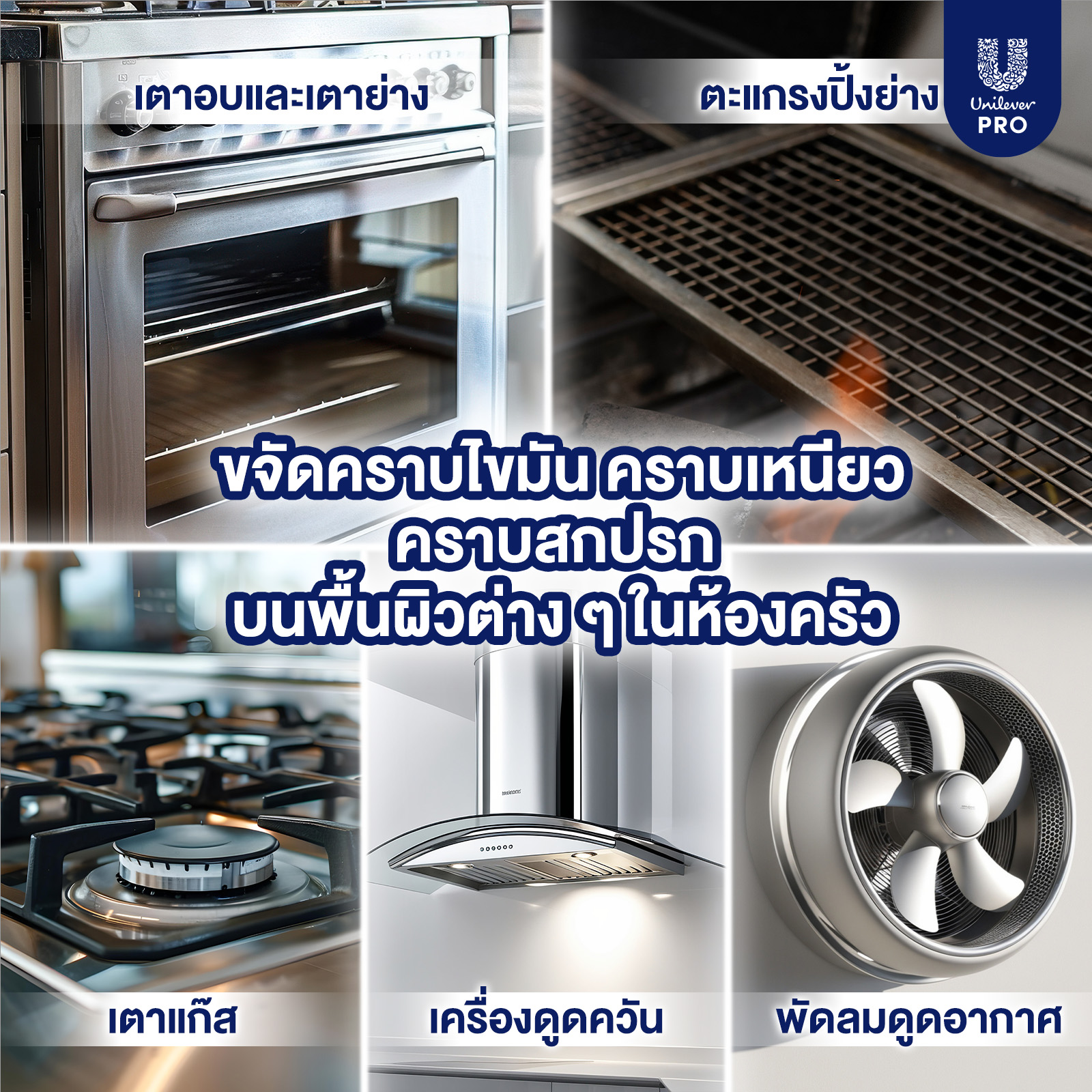 ใหม่!! ซันไลต์ โปร ผลิตภัณฑ์ทำความสะอาดครัวและเตา 500 มล. x2 Sunlight ...