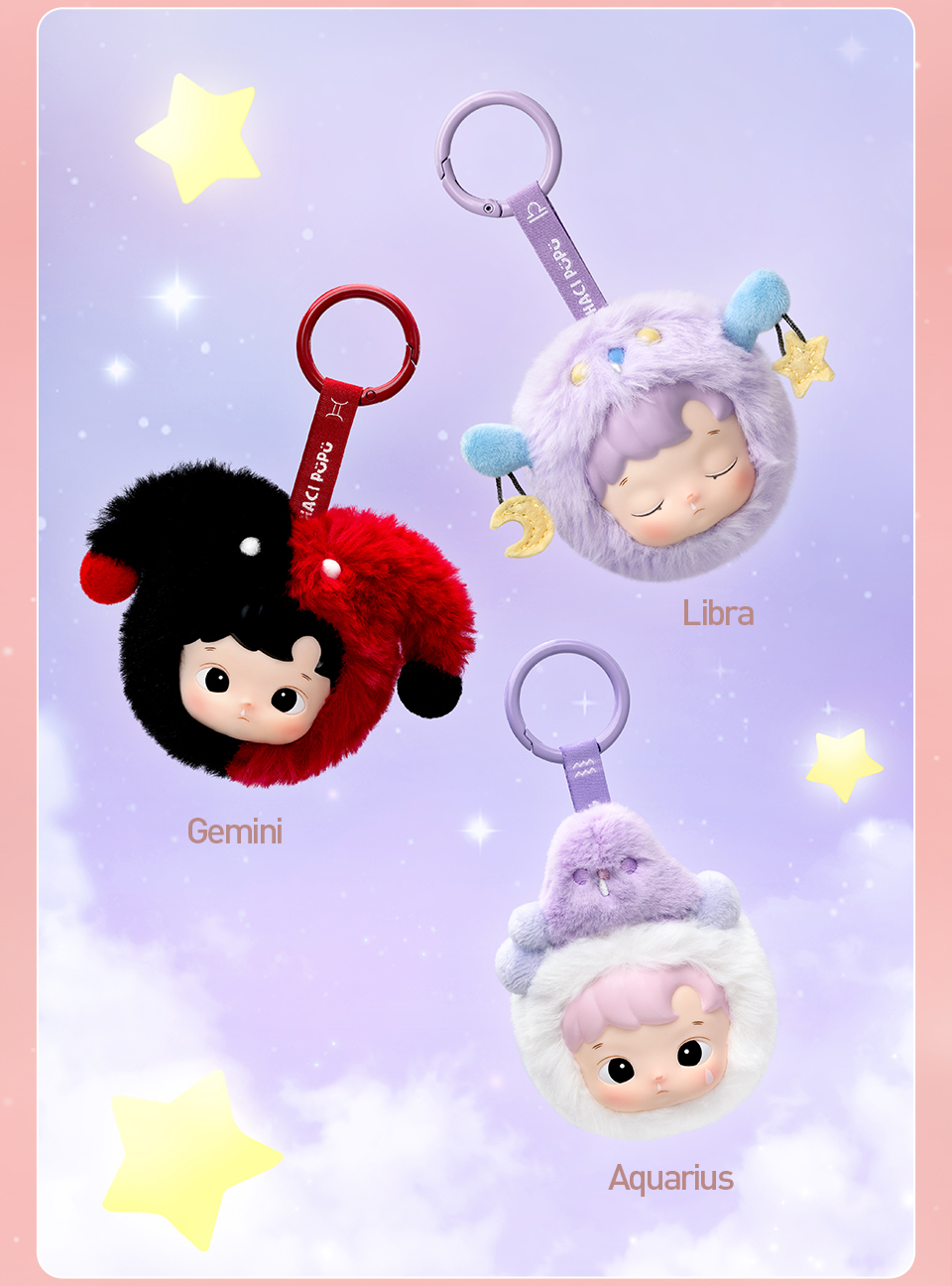 POP MART HACIPUPU Constellation Series Vinyl plush Random box popmart ...