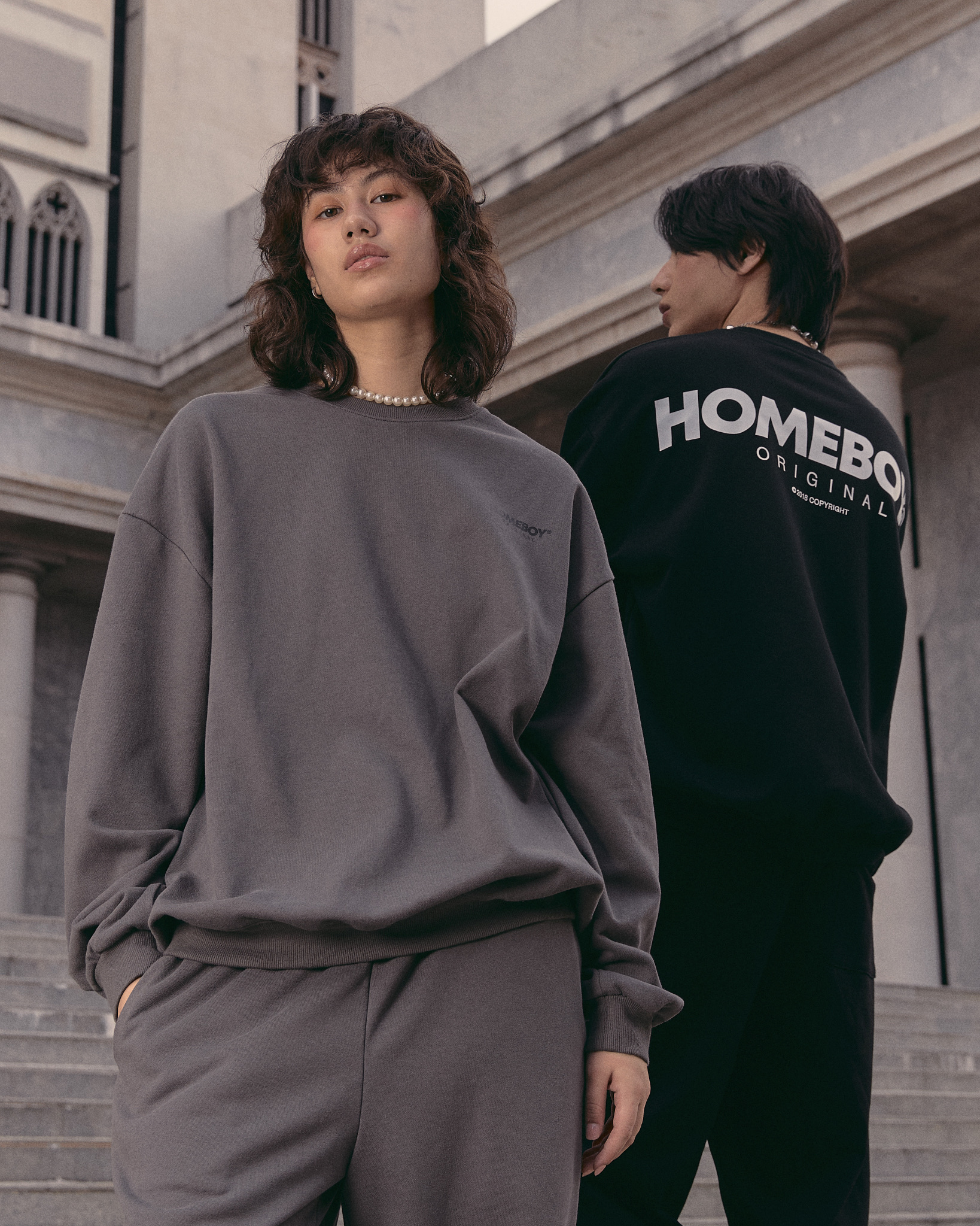HOMEBOY เสื้อแขนยาวUNISEX รุ่น HB.SWEATER.ORIGINAL | Shopee Thailand