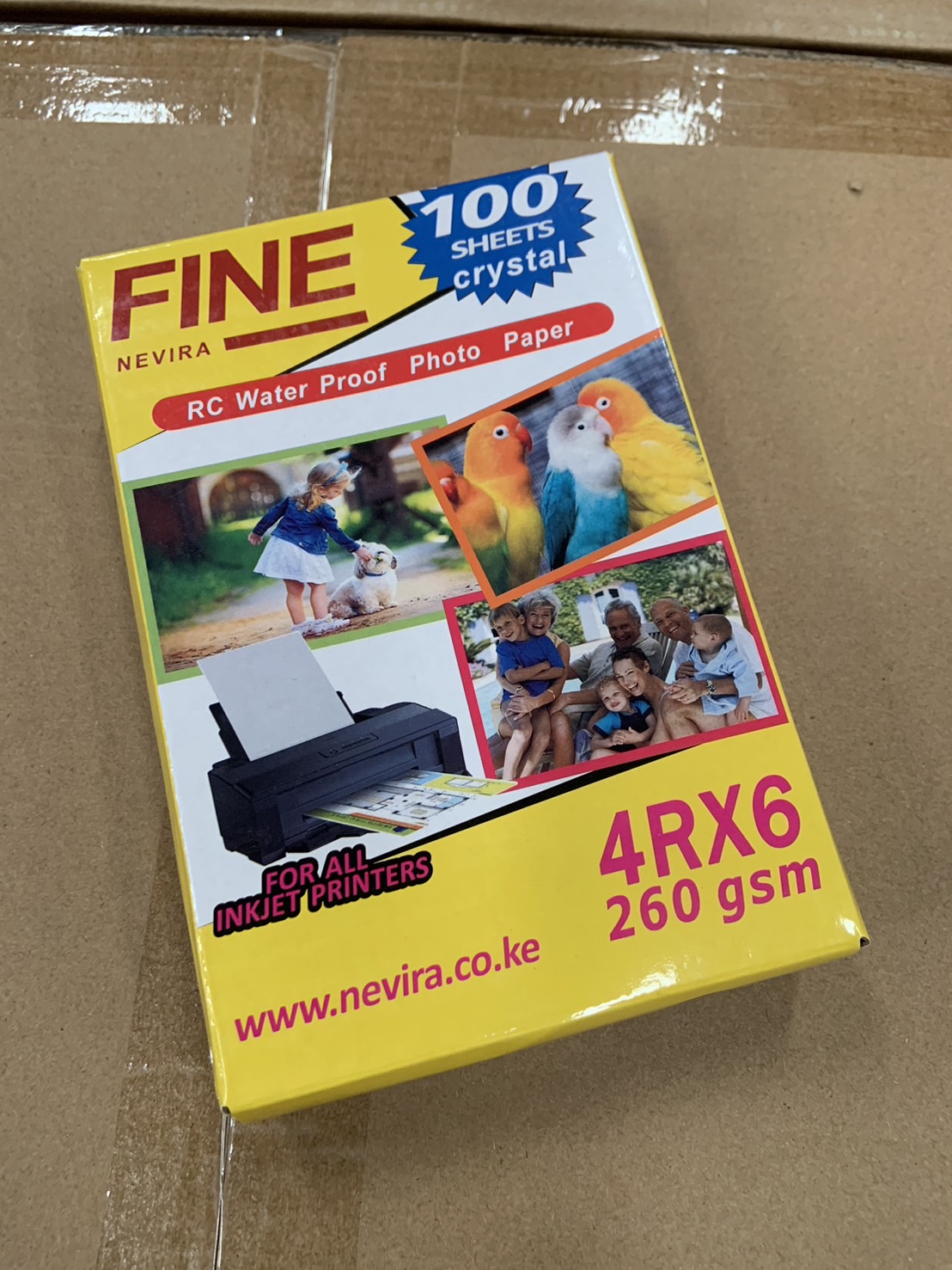 [มีส่งด่วน] กระดาษโฟโต้ ปริ้นอิงค์เจ็ท กันน้ำ ขนาด 4x6 นิ้ว หนา 180,235g บรรจุ 50,105 แผ่น ผิว ...